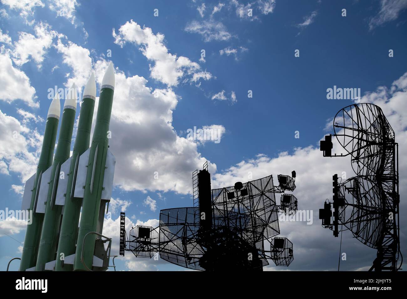 Air defense radars of military mobile anti aircraft systems and modern ...