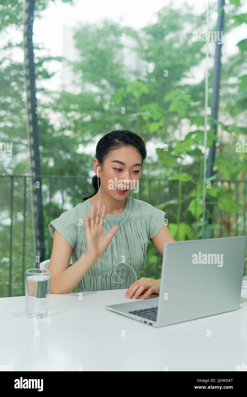 Webcam on young female hi-res stock photography and images - Alamy