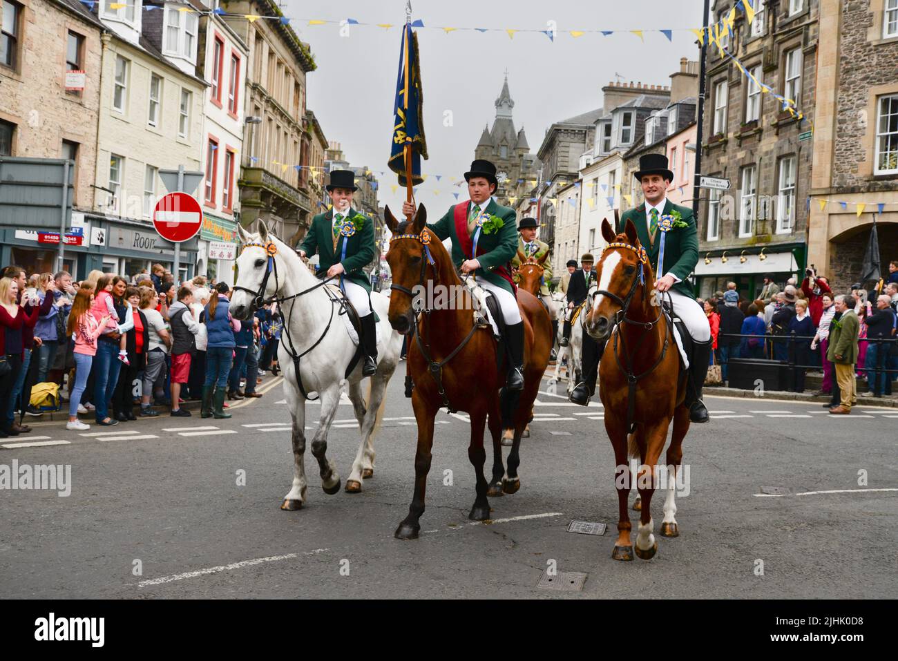 The Common Riding at Hawick in the Scottish Borders Stock Photo - Alamy