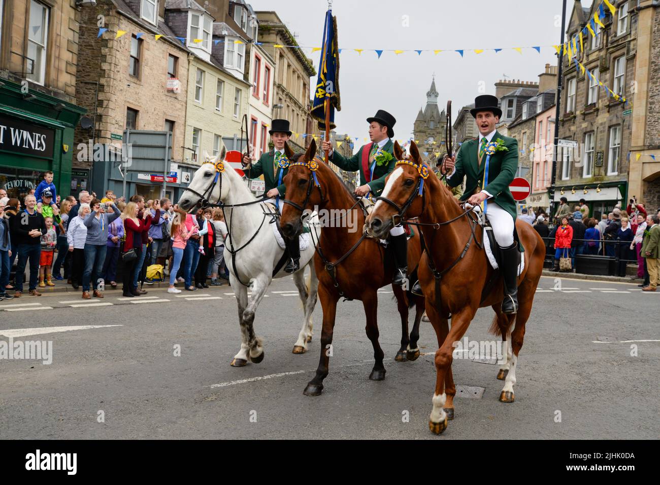 The Common Riding at Hawick in the Scottish Borders Stock Photo - Alamy