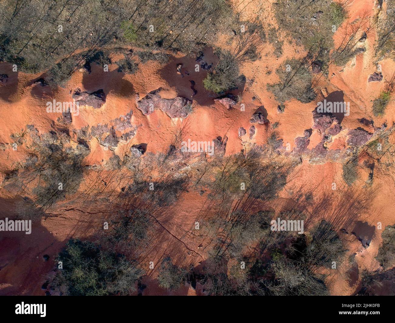 Iron oxide sedimentary rock hi-res stock photography and images - Alamy