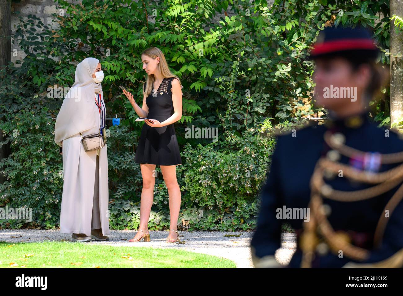 Paris, France, July 19, 2022. French Prime Minister Elisabeth Borne ...