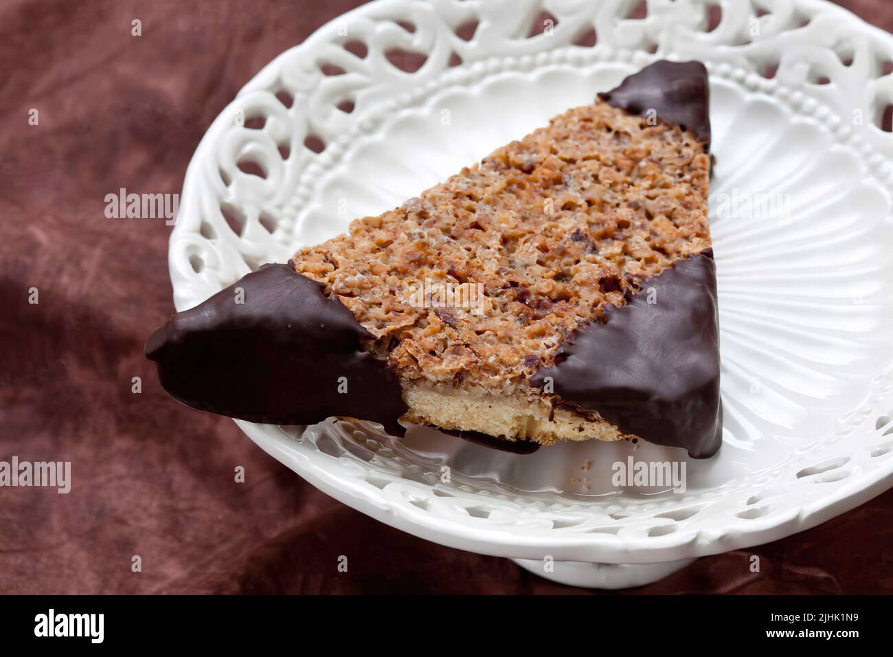 Nut pastry triangles hi-res stock photography and images - Alamy