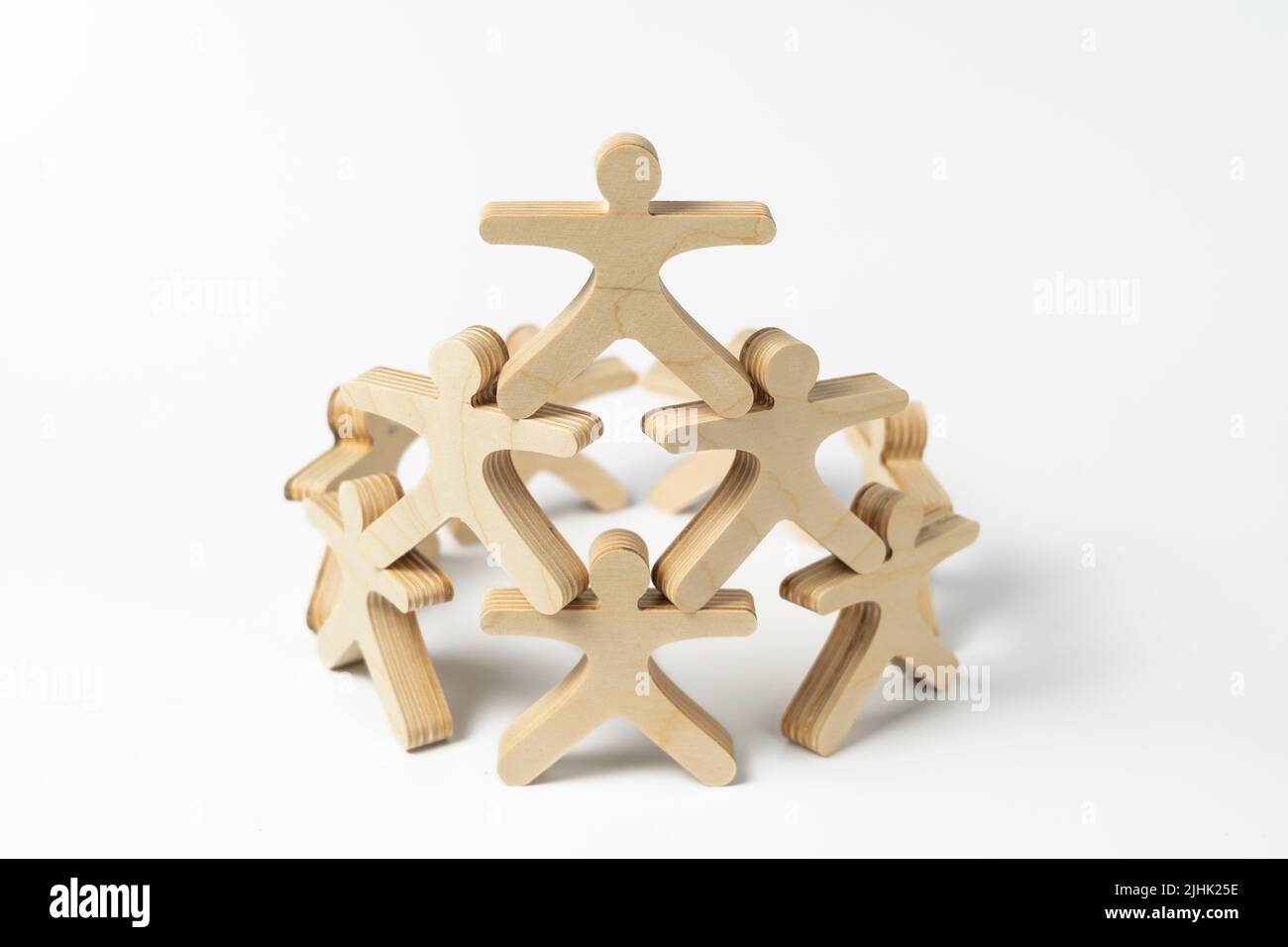 A business team and its leader standing together. Leadership concept. A dreamteam concept Stock ...