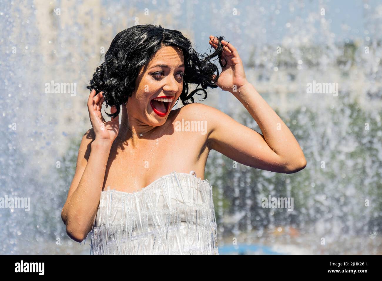 London, UK. 19th July, 2022. Sahara Beck one of the troupe - The ...