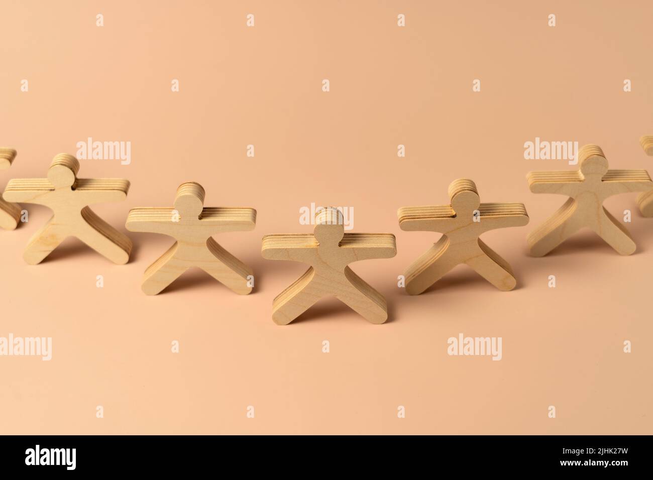 A business team and its leader standing together. Leadership concept. A dreamteam concept Stock ...