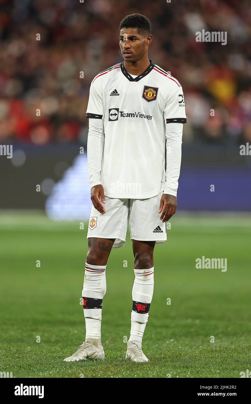 Marcus Rashford (10) of Manchester United during the game Stock Photo ...