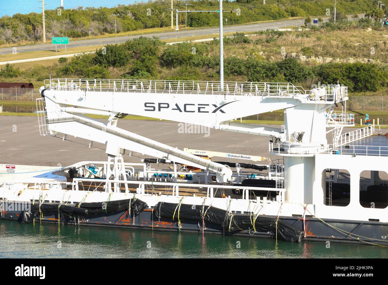 GO Searcher - SpaceX Crew Dragon recovery ship, near Cape Canaveral ...