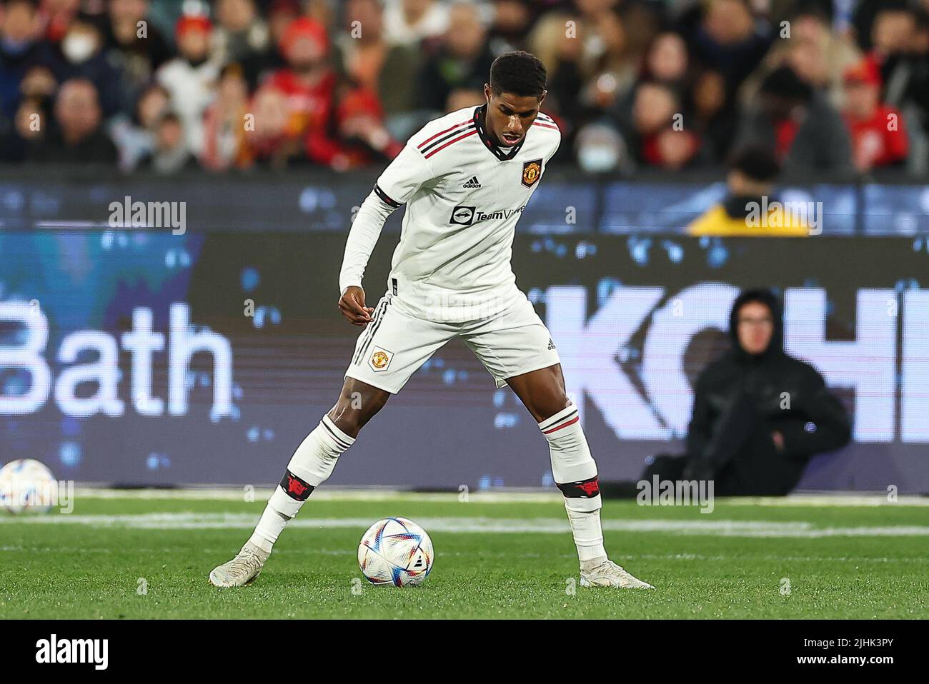Marcus Rashford (10) of Manchester United in action during the game ...