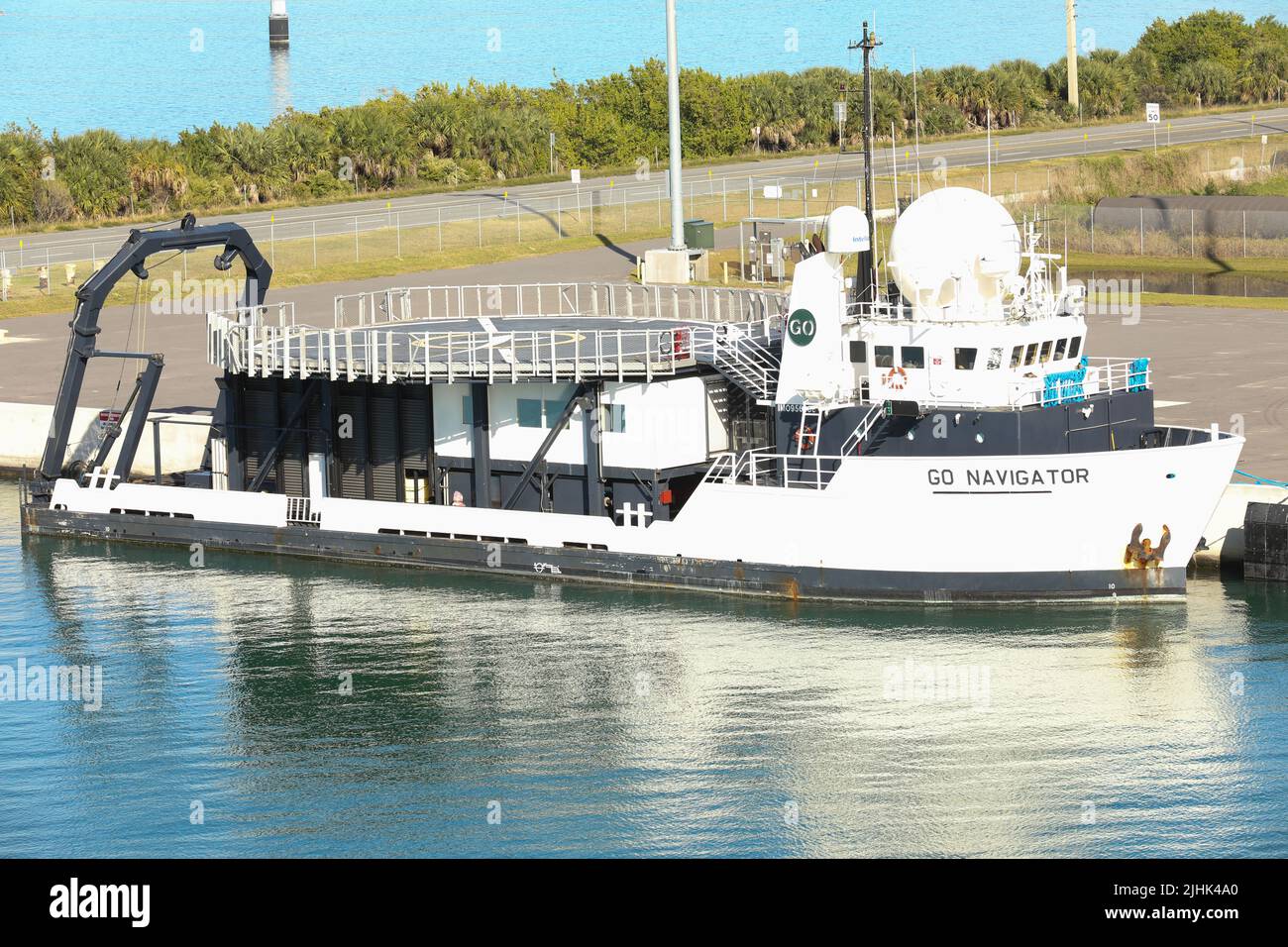 Nasa cape canaveral boat hi-res stock photography and images - Alamy