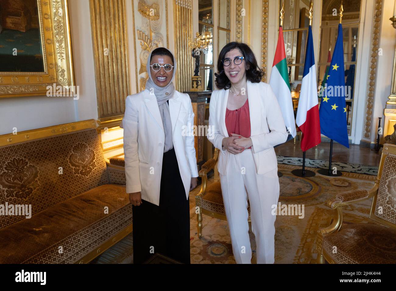 Paris, France, July 19, 2022. French minister of culture Rima Abdul ...