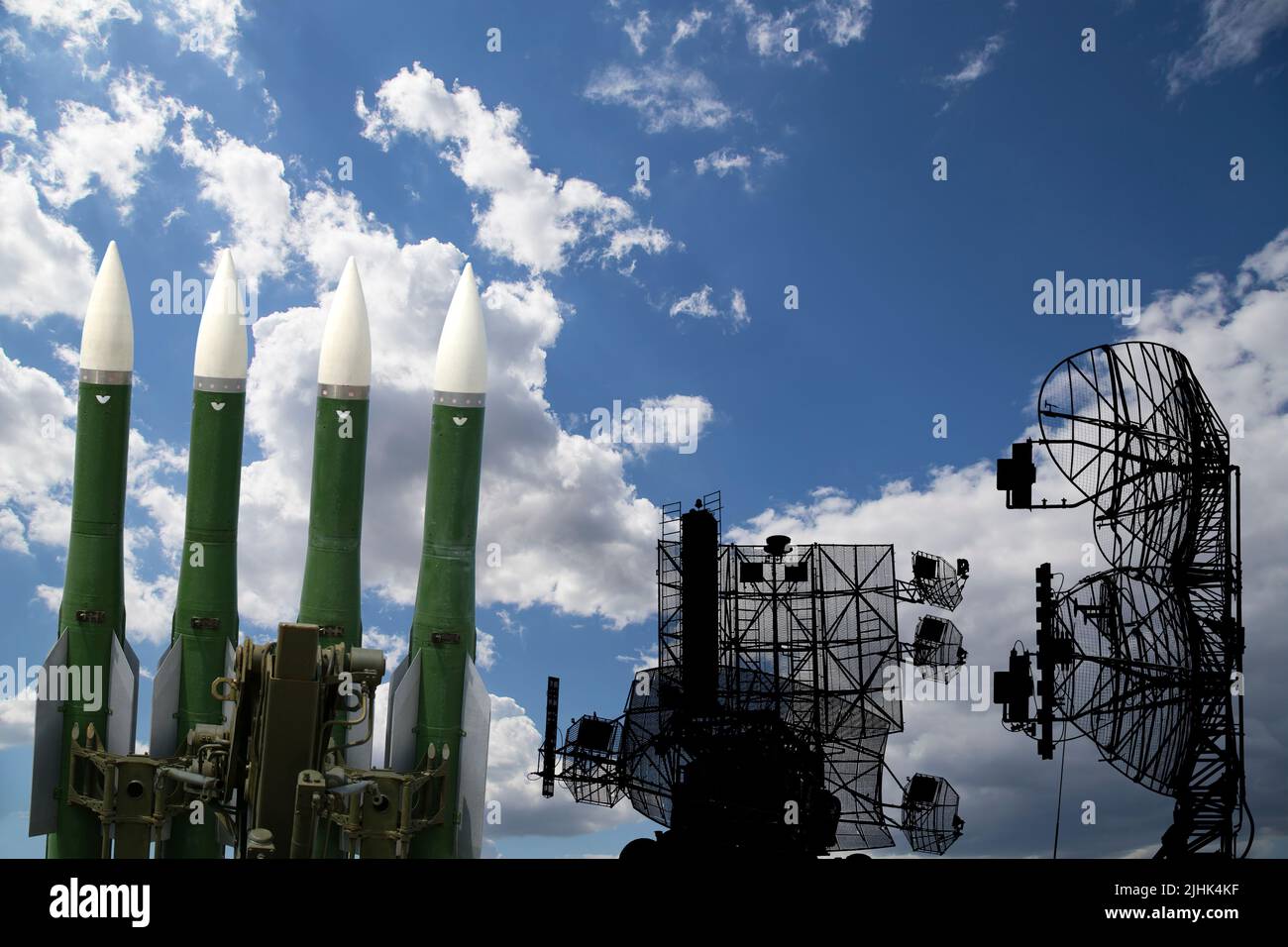 Air defense radars of military mobile anti aircraft systems and modern ...