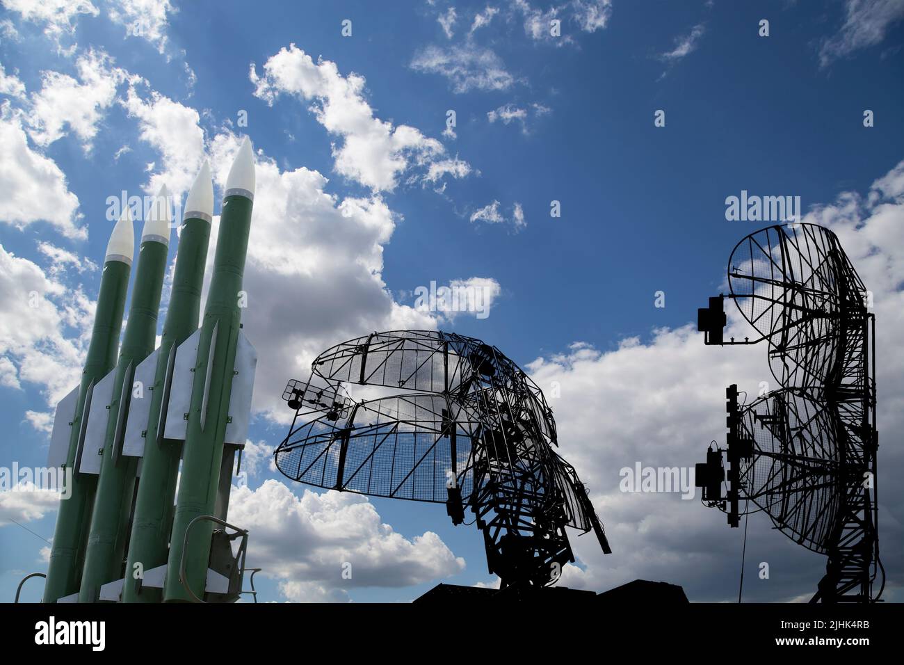 Air defense radars of military mobile anti aircraft systems and modern ...