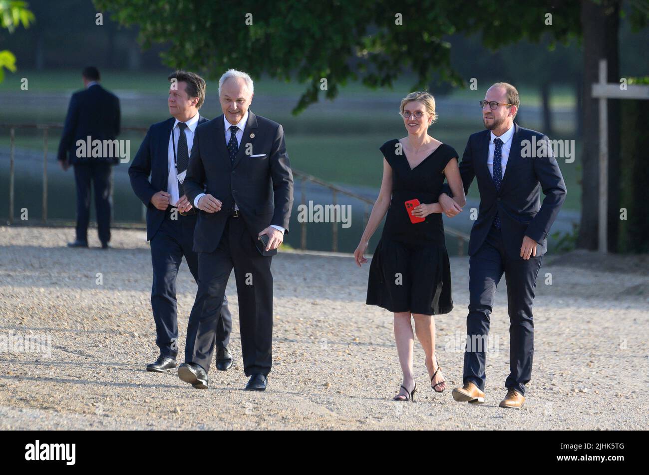 French Minister for Energy Transition, Agnes Pannier-Runacher and her ...