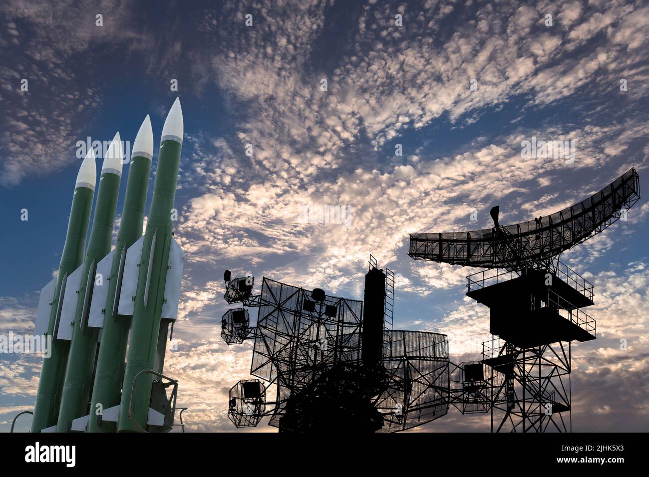 Air defense radars of military mobile anti aircraft systems and modern ...