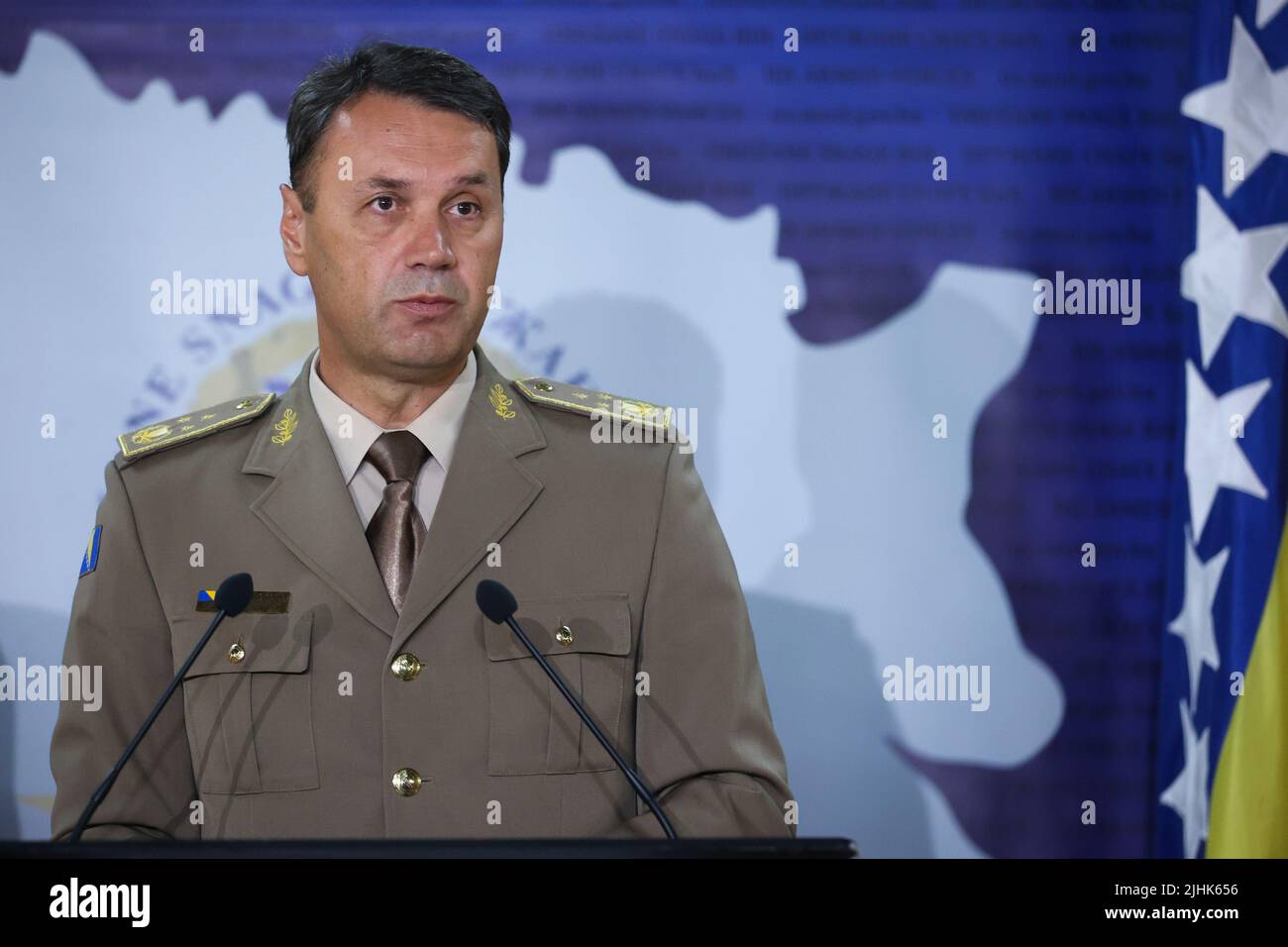 Chief of Defense, Armed Forces of Bosnia and Herzegovina Senad Masovic ...