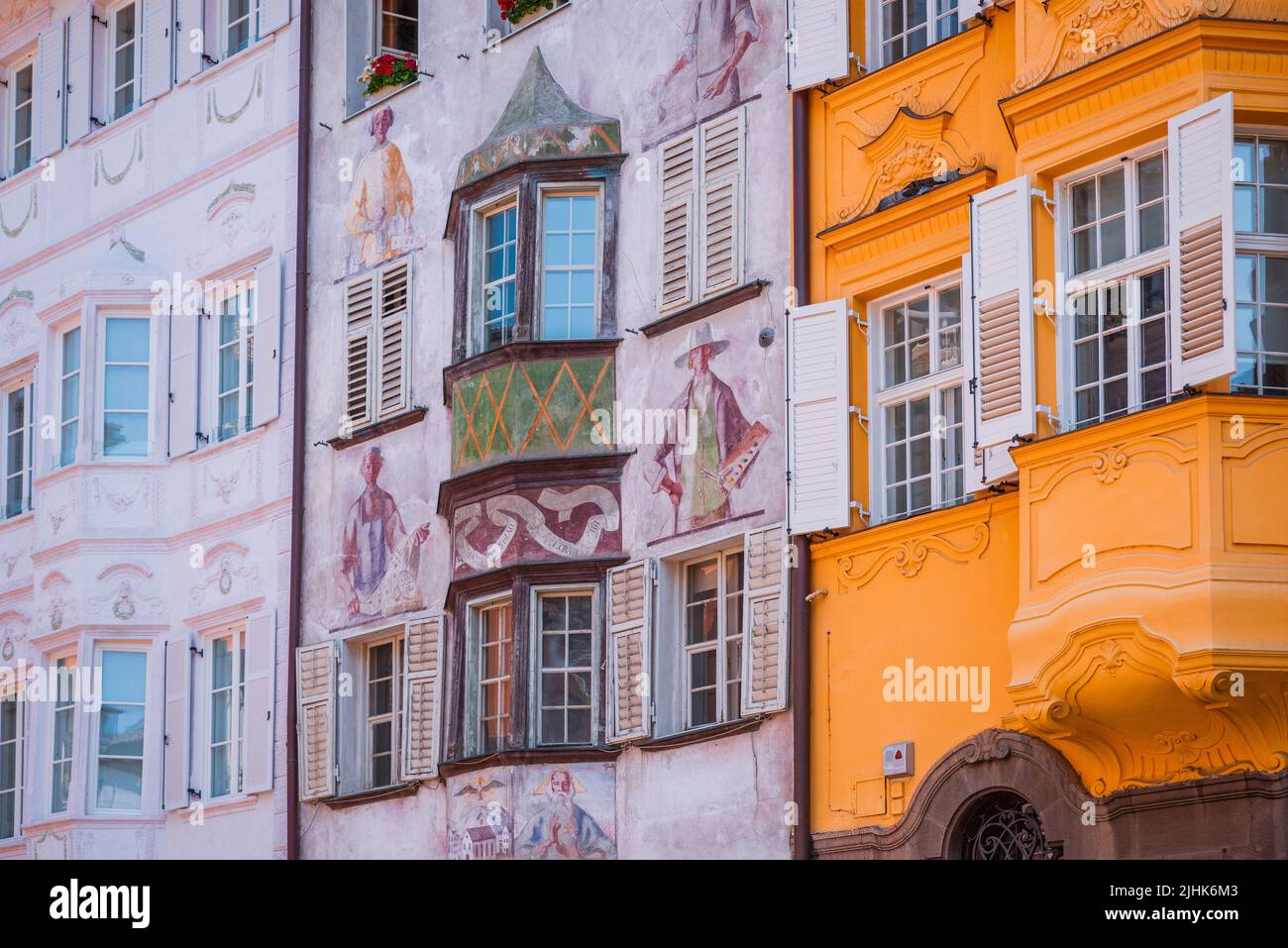 Detail of the traditional architecture of the area. Historical Center ...