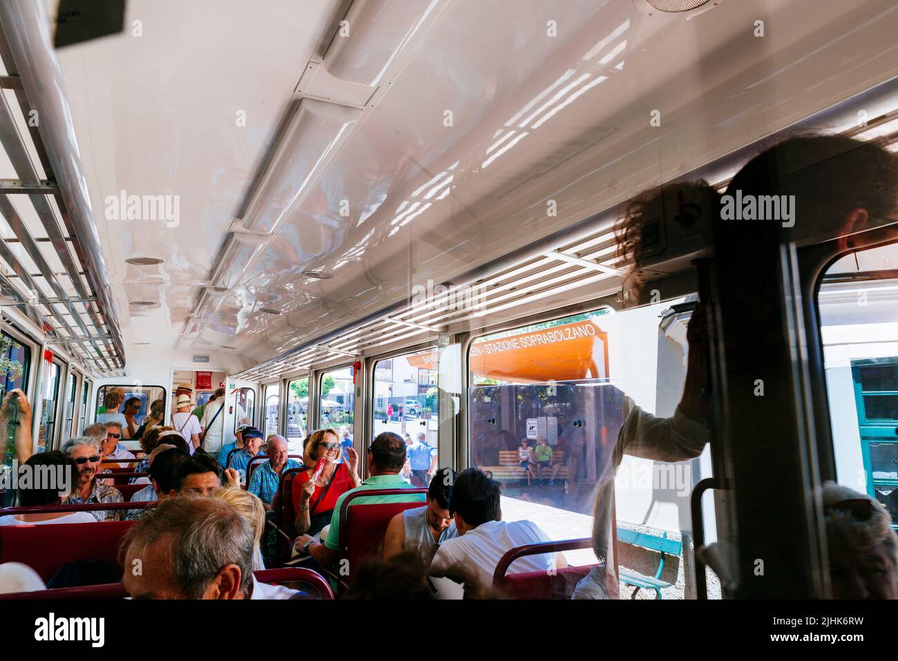 Passengers. The Ritten Railway is an electric light railway which ...