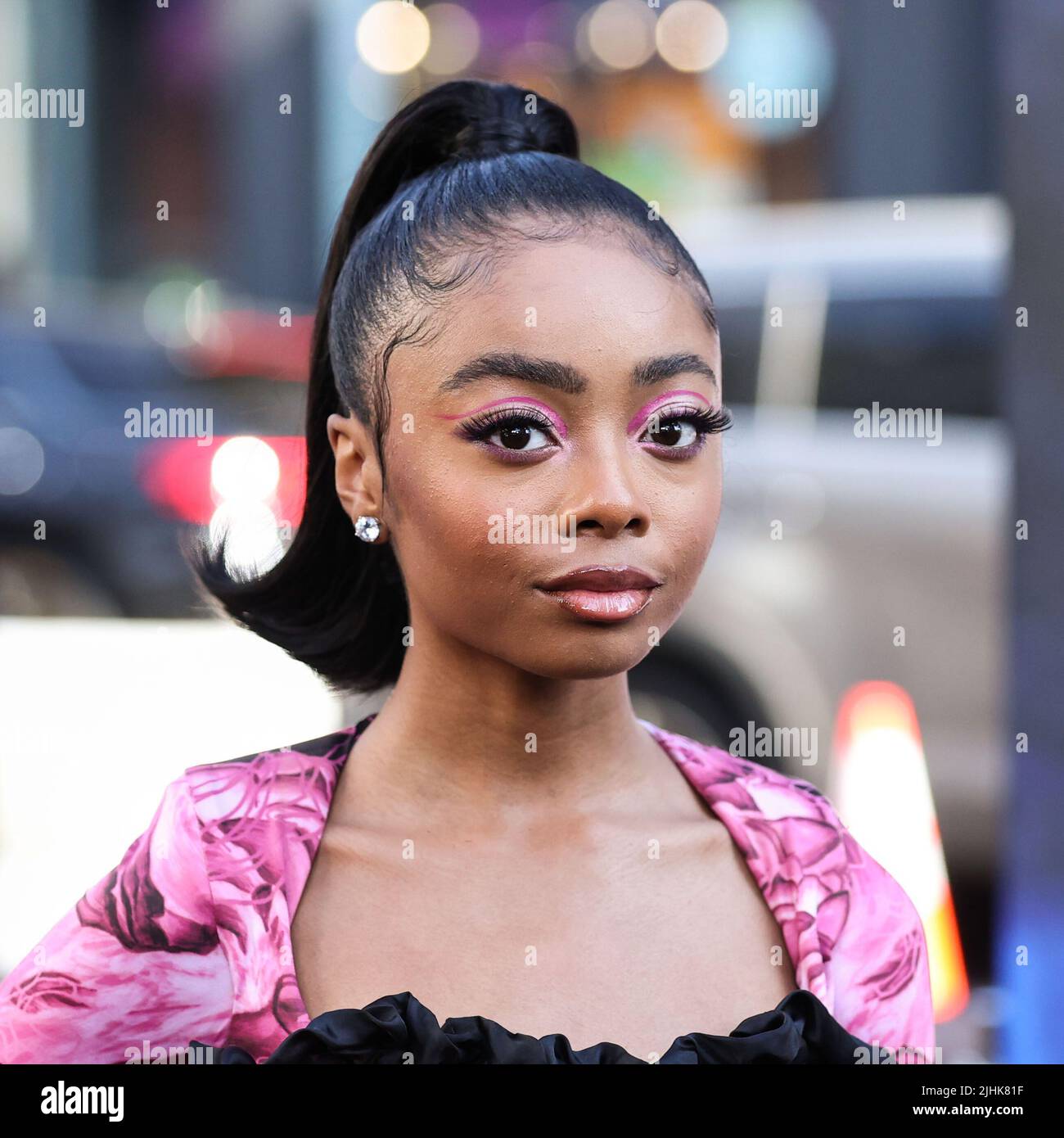 HOLLYWOOD, LOS ANGELES, CALIFORNIA, USA - JULY 18: Skai Jackson arrives ...