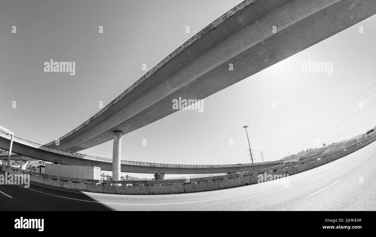 Highway ramp exit Black and White Stock Photos & Images - Alamy