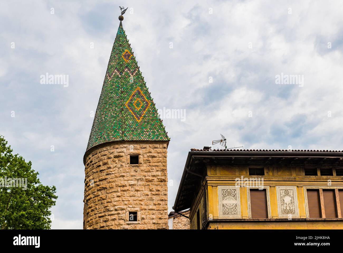 Torre Verde - Green tower, erected in 1450, was built on the banks of ...