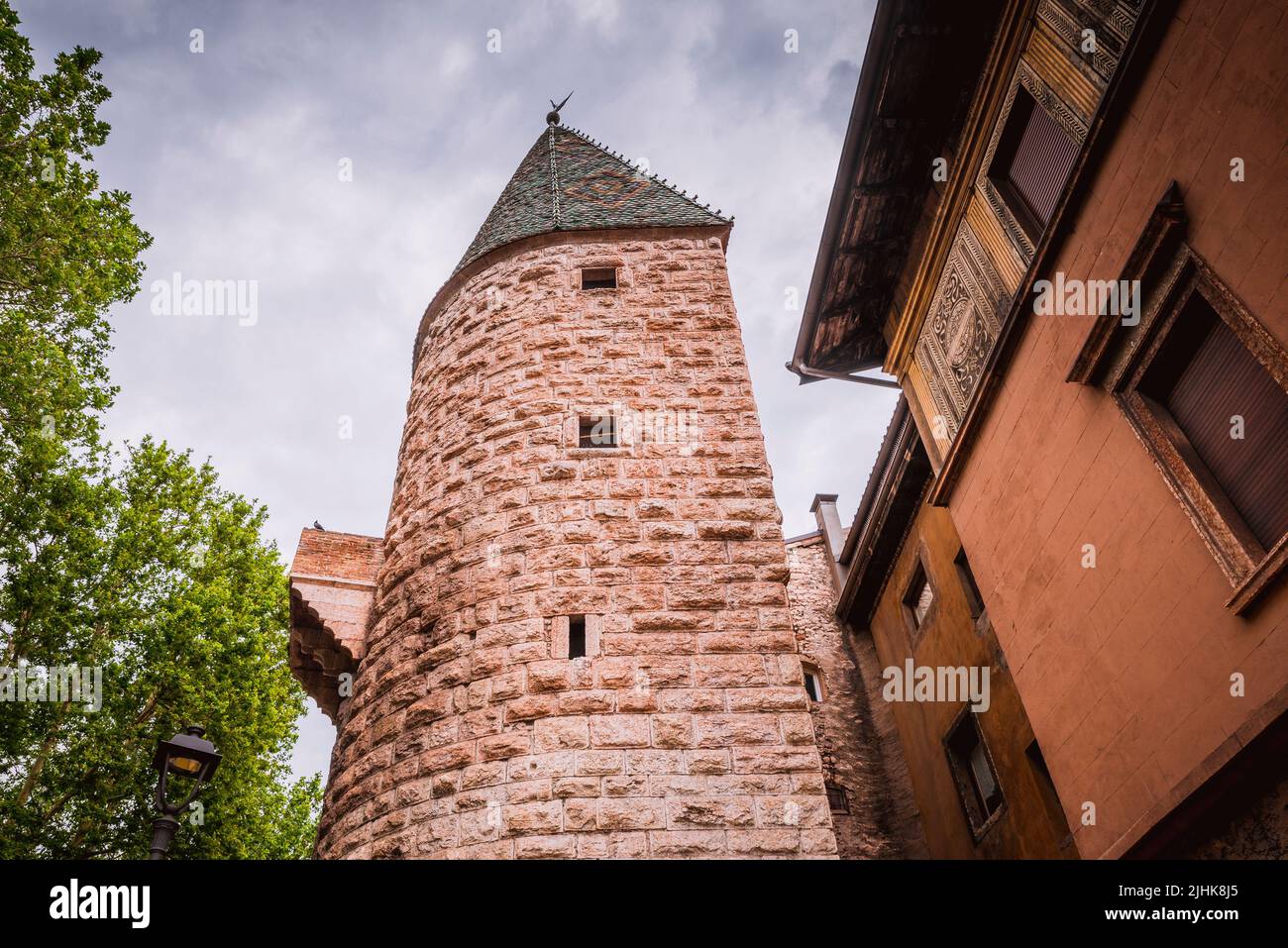 Torre Verde - Green tower, erected in 1450, was built on the banks of ...