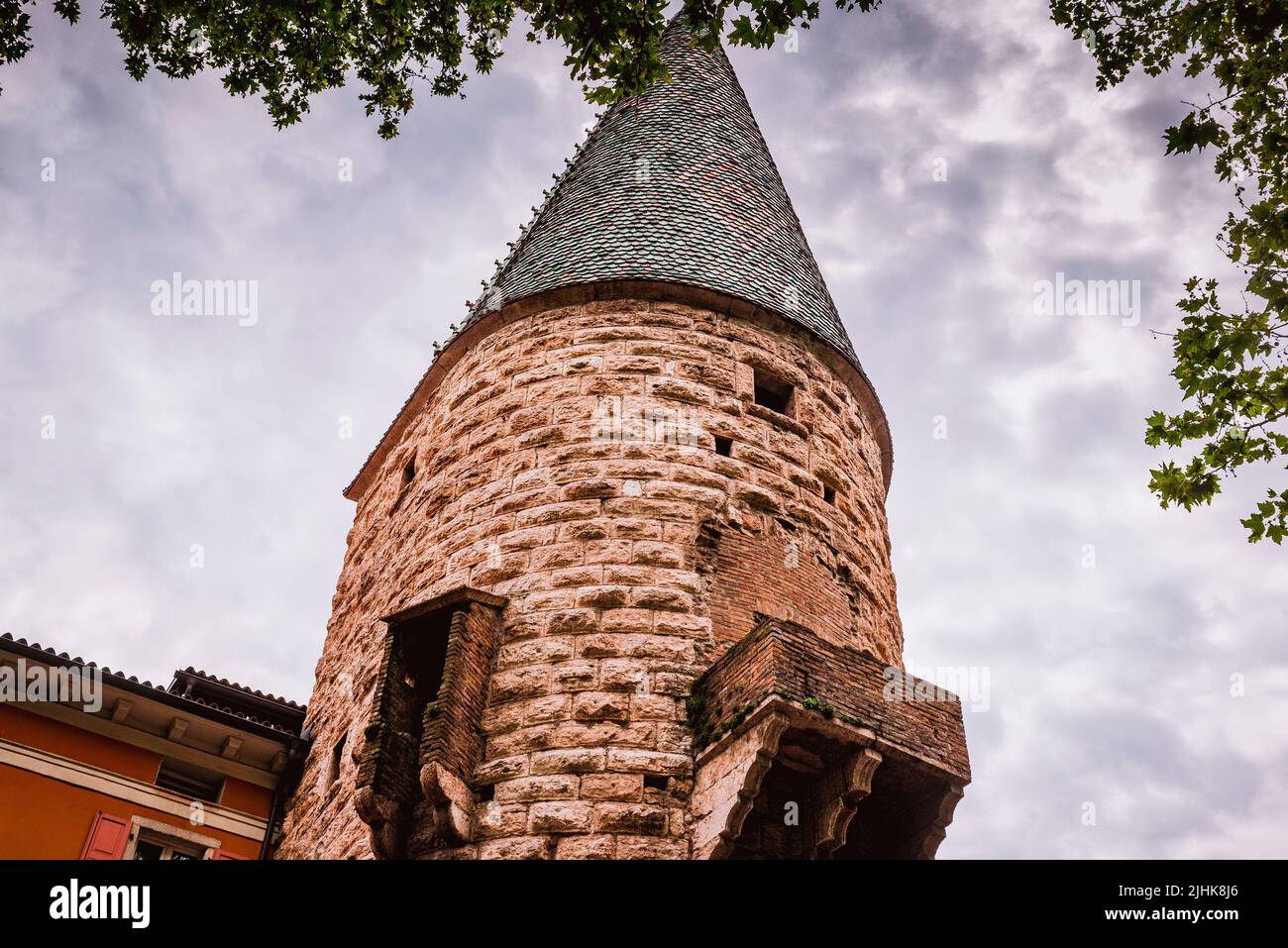 Torre Verde - Green tower, erected in 1450, was built on the banks of ...
