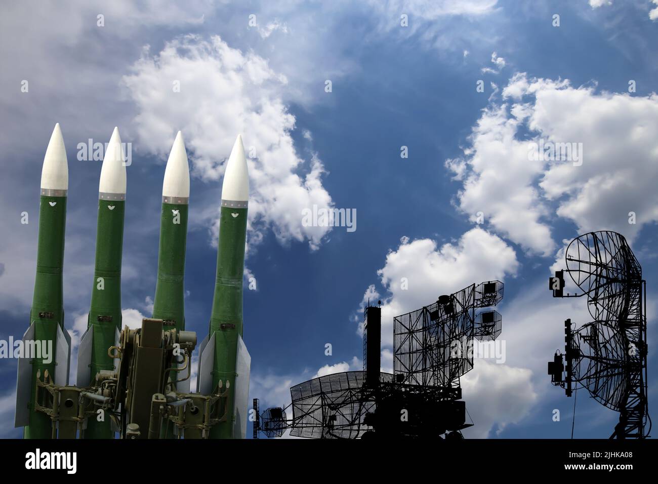 Air defense radars of military mobile anti aircraft systems and modern ...