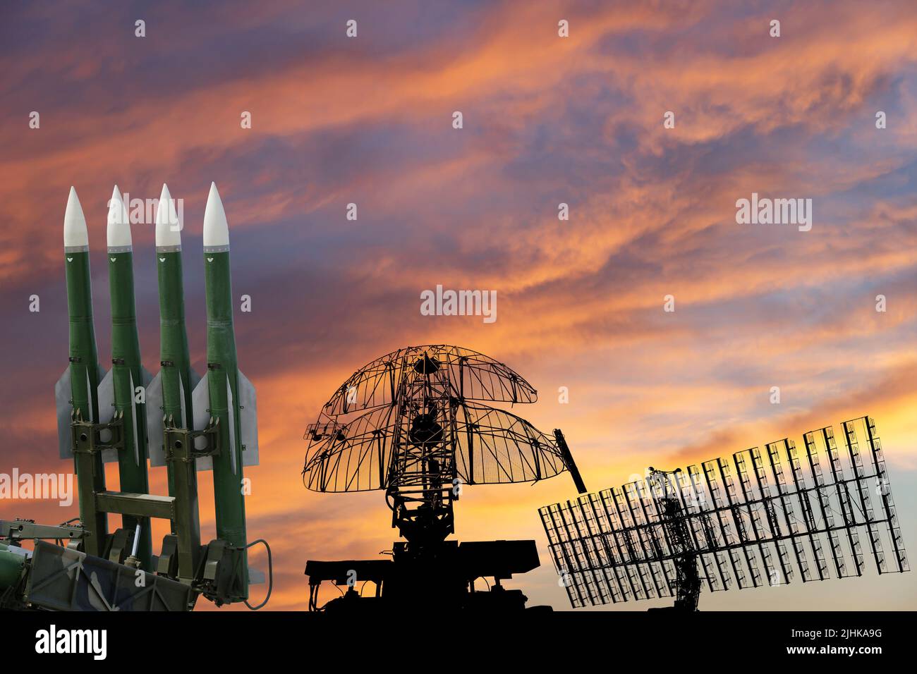 Air defense radars of military mobile anti aircraft systems and modern ...