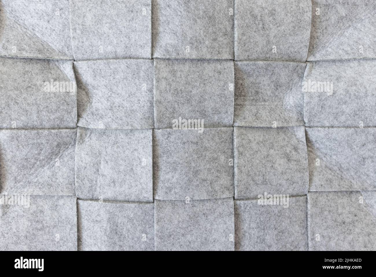 Abstract gray felt background. Home storage basket made of soft grey ...