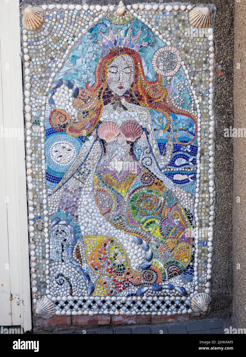 Mermaid mosaic hi-res stock photography and images - Alamy