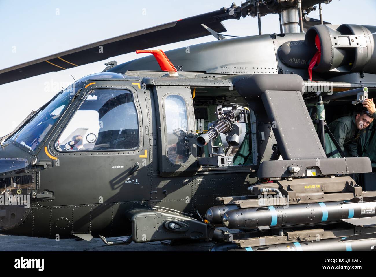 Sikorsky S-70i Blackhawk on display at the Farnborough International ...