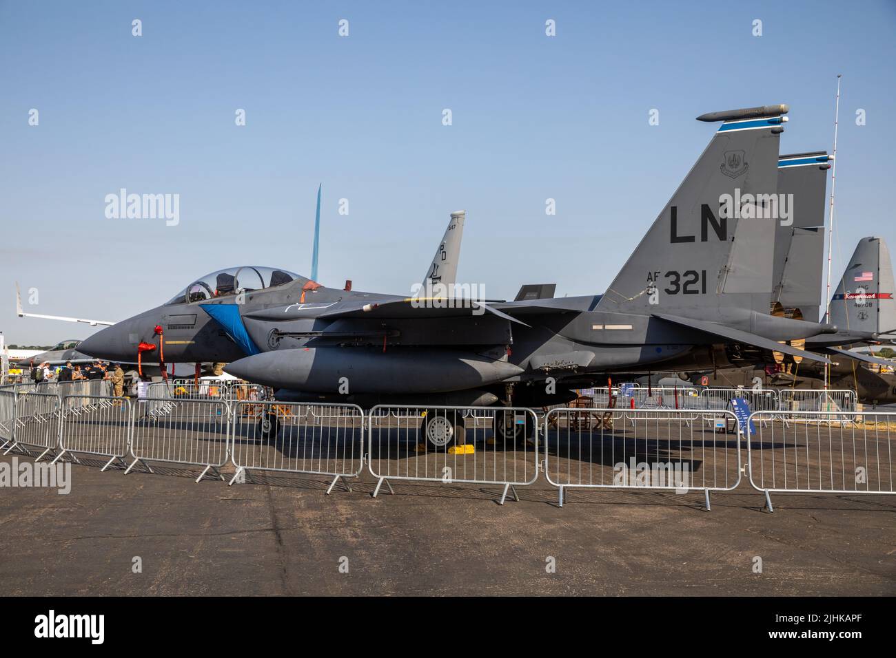 LN AF 31 321 Af 15 fighter jet on display at the Farnborough ...