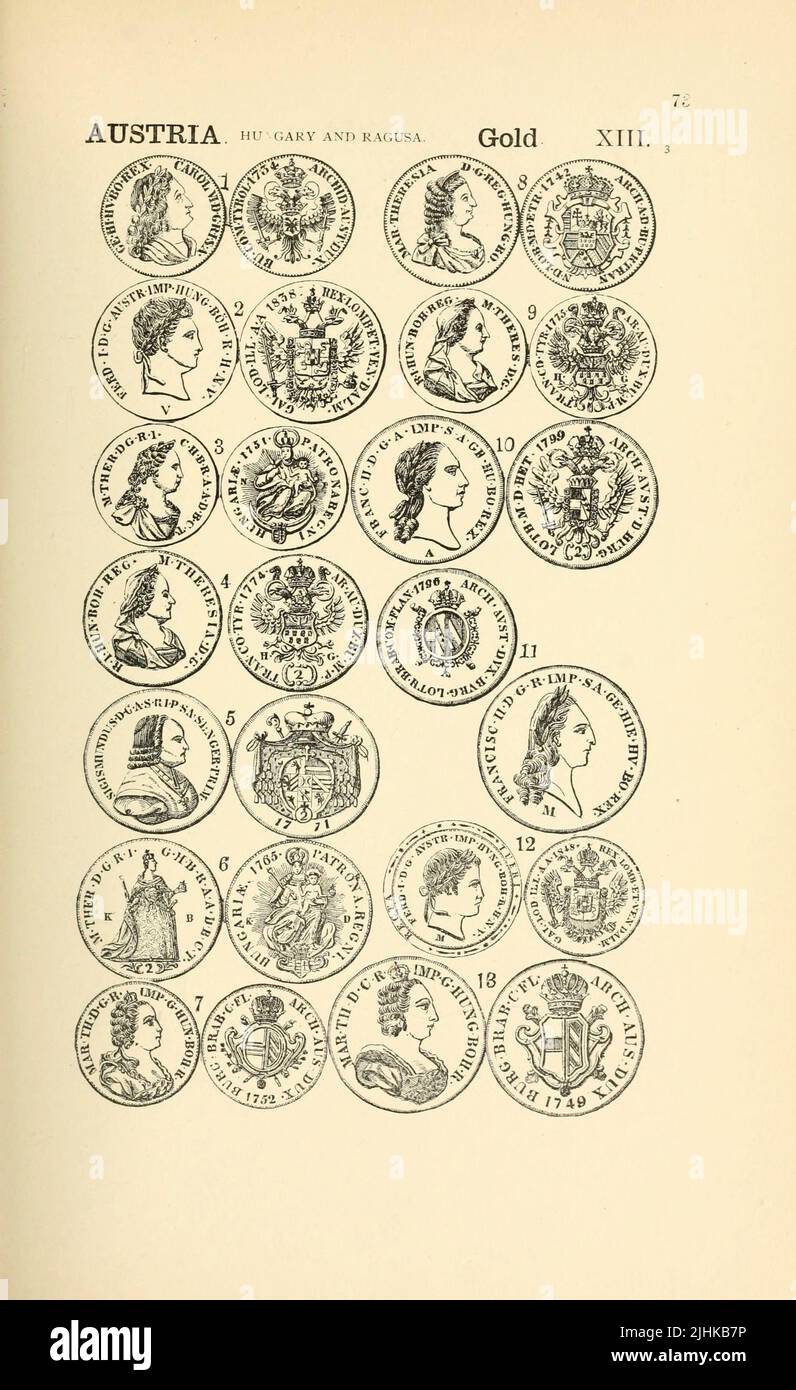 Austria Coins and Medals from the book Illustrated encyclopaedia of ...