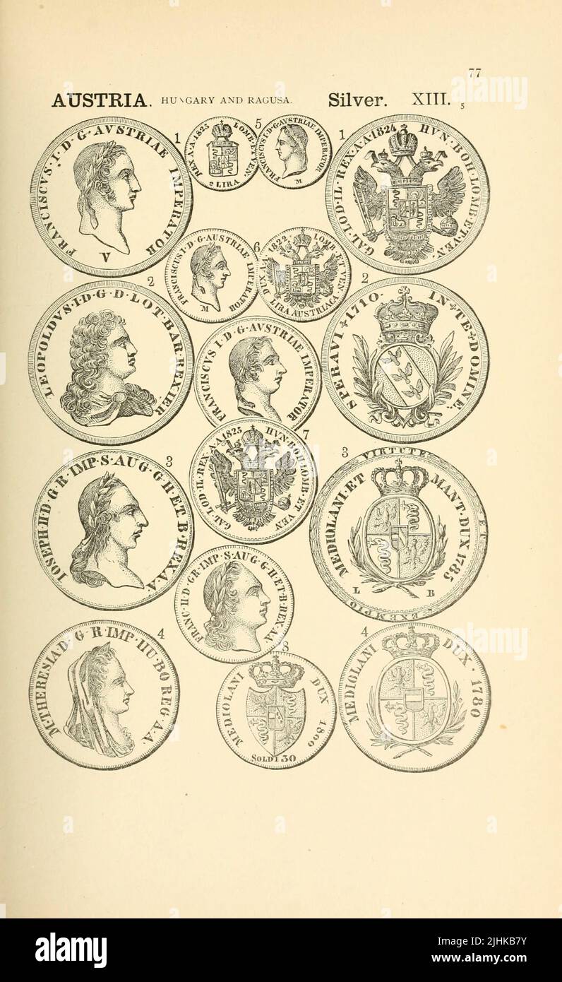 Austria Coins and Medals from the book Illustrated encyclopaedia of ...