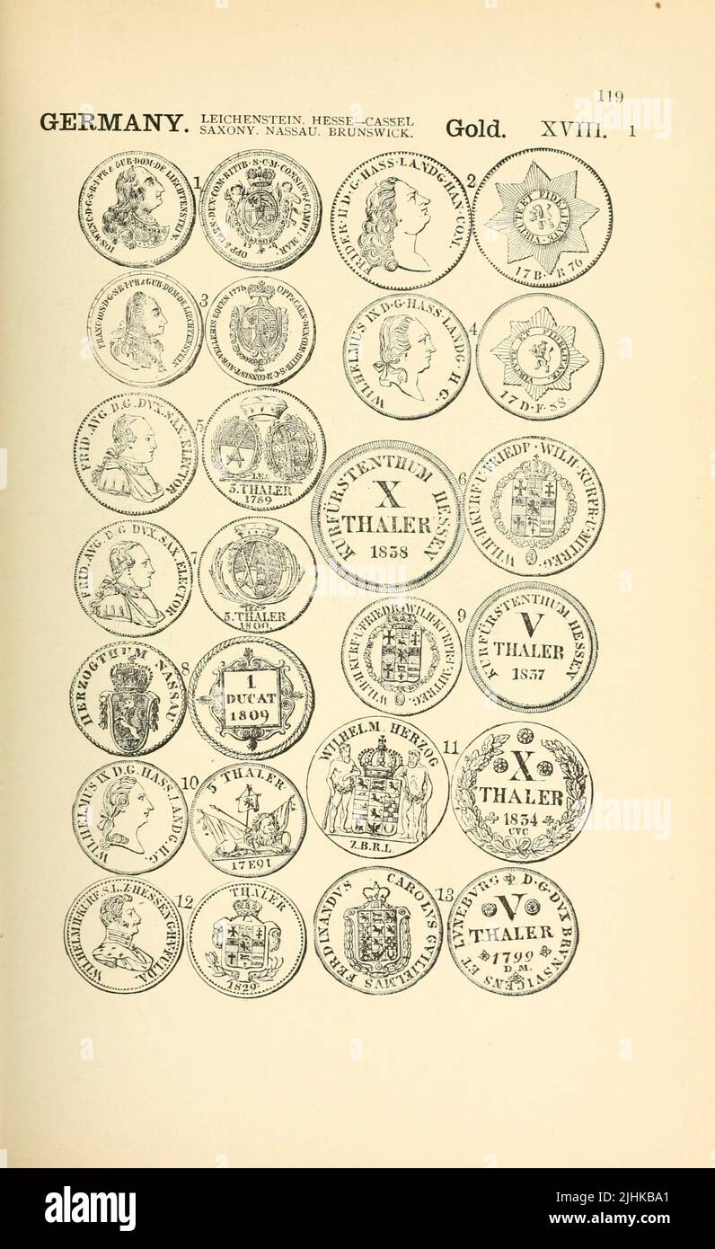 Coins and Medals of Germany from the book Illustrated encyclopaedia of ...