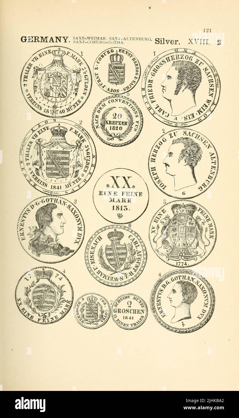 Coins and Medals of Germany from the book Illustrated encyclopaedia of ...