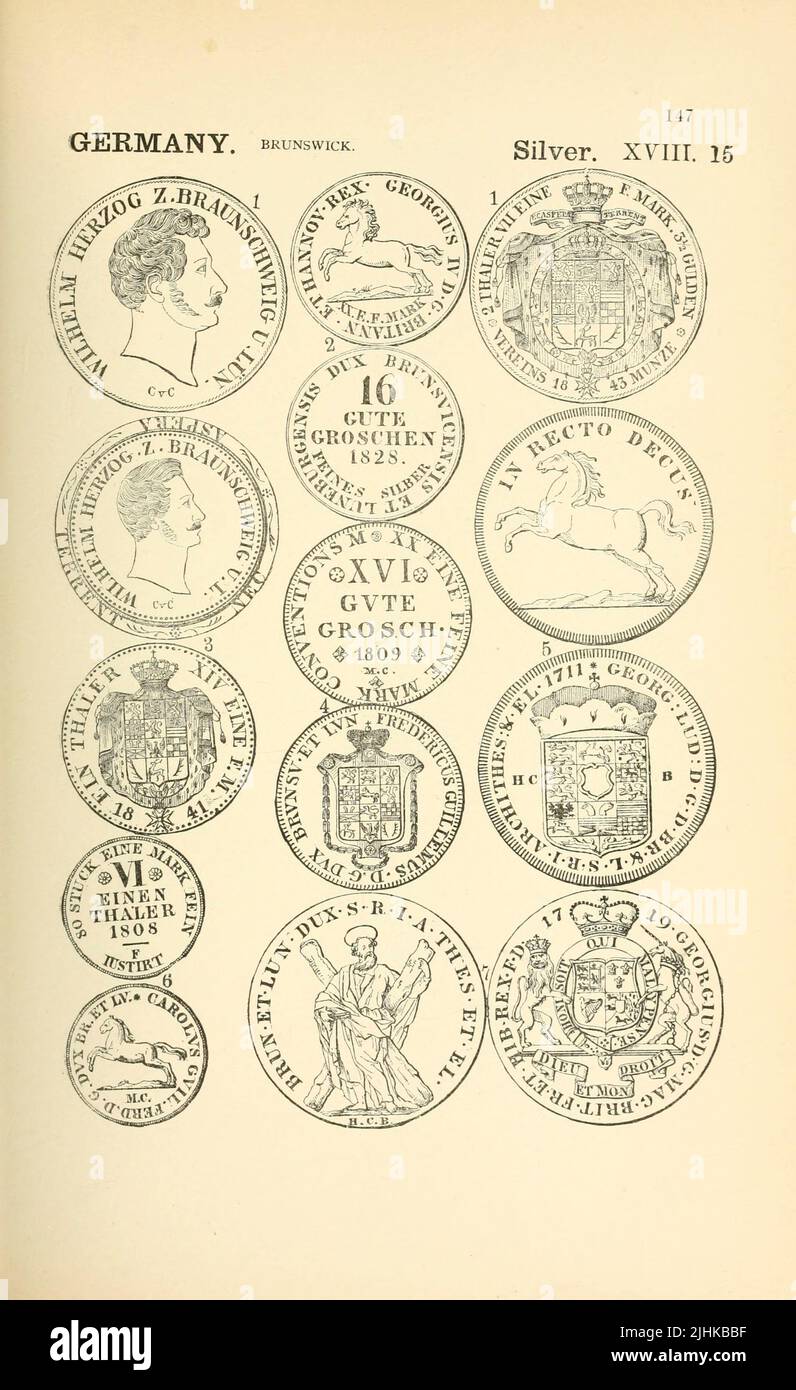 Coins and Medals of Germany from the book Illustrated encyclopaedia of ...