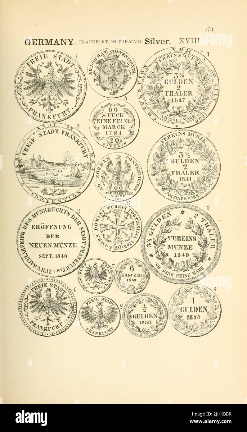 Coins and Medals of Germany from the book Illustrated encyclopaedia of ...