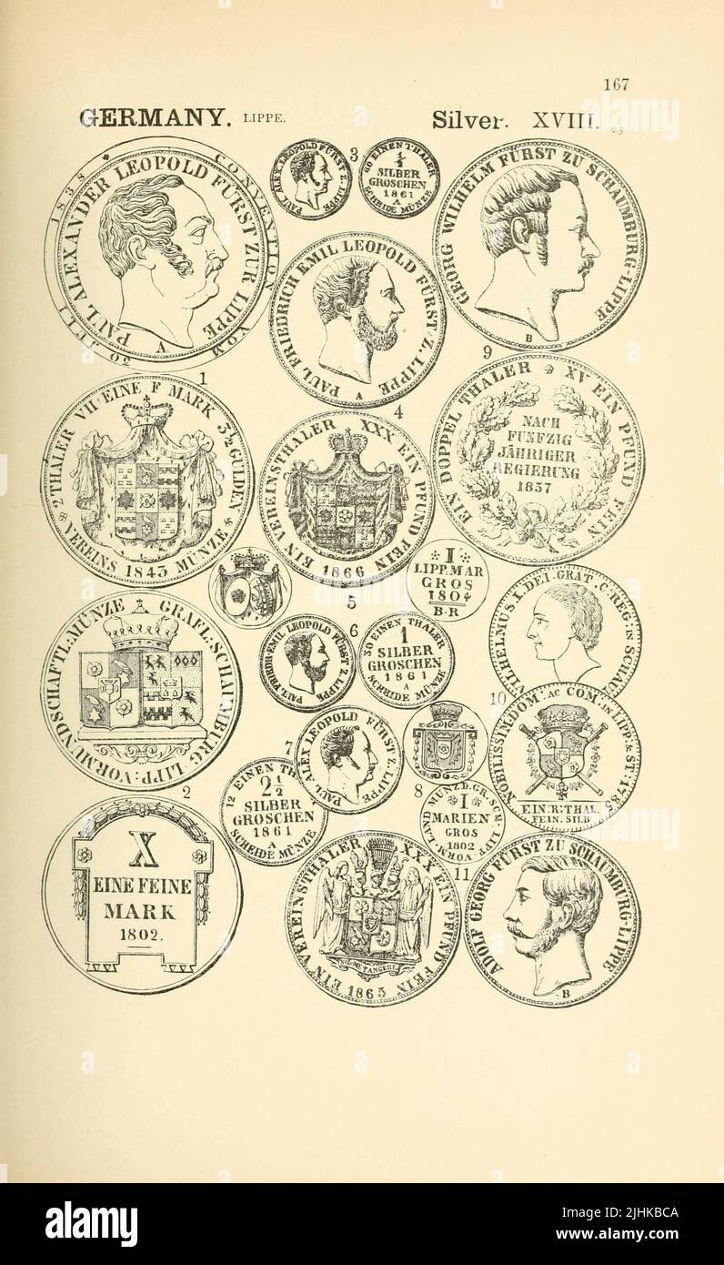 Coins and Medals of Germany from the book Illustrated encyclopaedia of ...