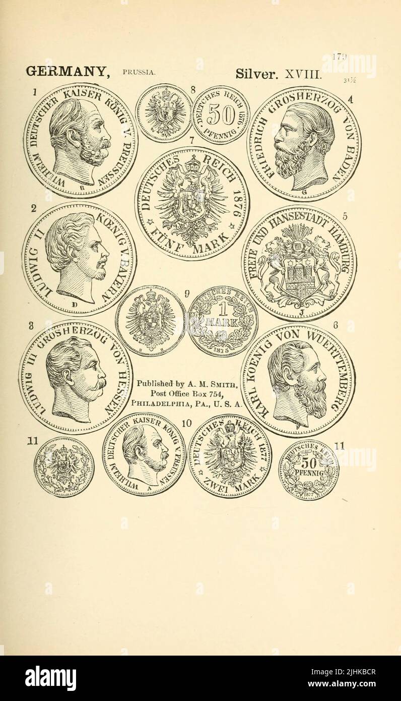 Coins and Medals of Germany from the book Illustrated encyclopaedia of ...