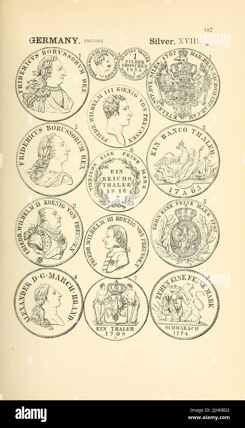 Coins and Medals of Germany from the book Illustrated encyclopaedia of ...