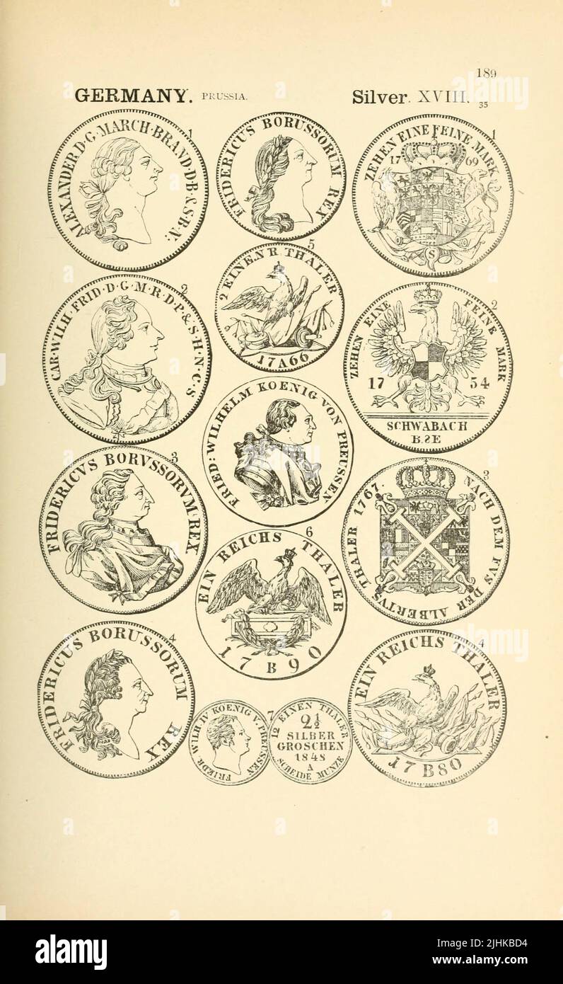 Coins and Medals of Germany from the book Illustrated encyclopaedia of ...