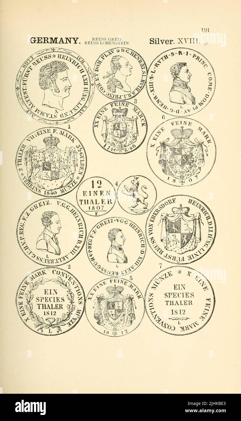 Coins and Medals of Germany from the book Illustrated encyclopaedia of ...