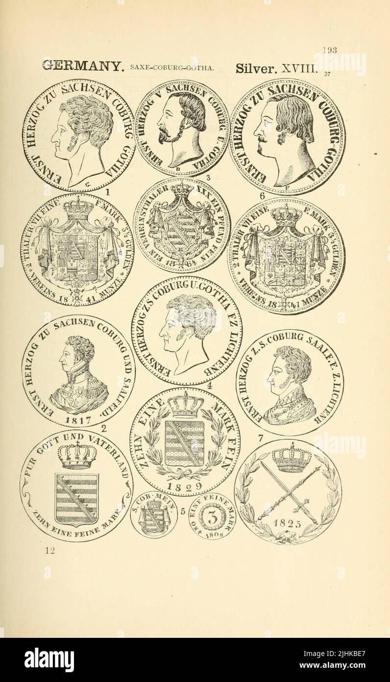 Coins and Medals of Germany from the book Illustrated encyclopaedia of ...