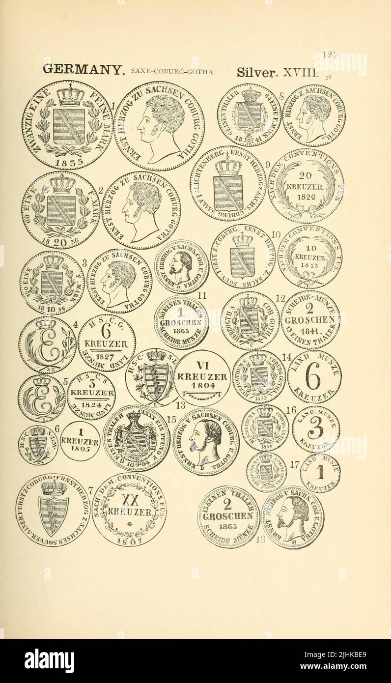 Coins and Medals of Germany from the book Illustrated encyclopaedia of ...