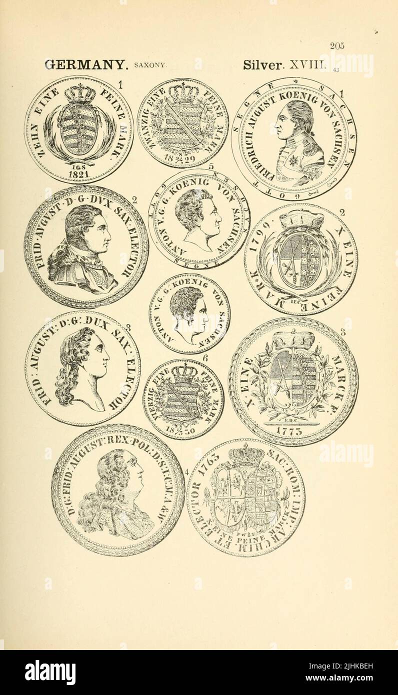 Coins and Medals of Germany from the book Illustrated encyclopaedia of ...
