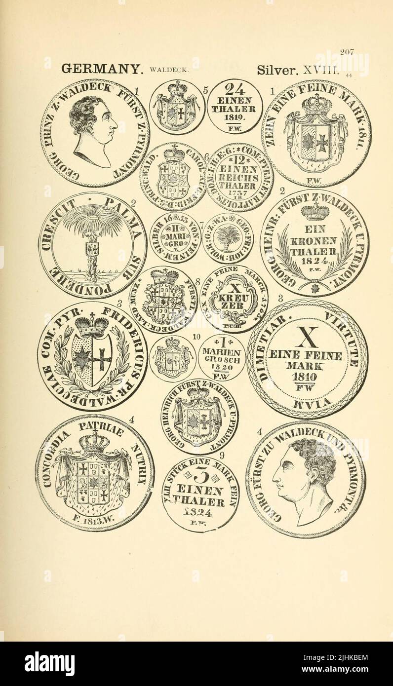 Coins and Medals of Germany from the book Illustrated encyclopaedia of ...