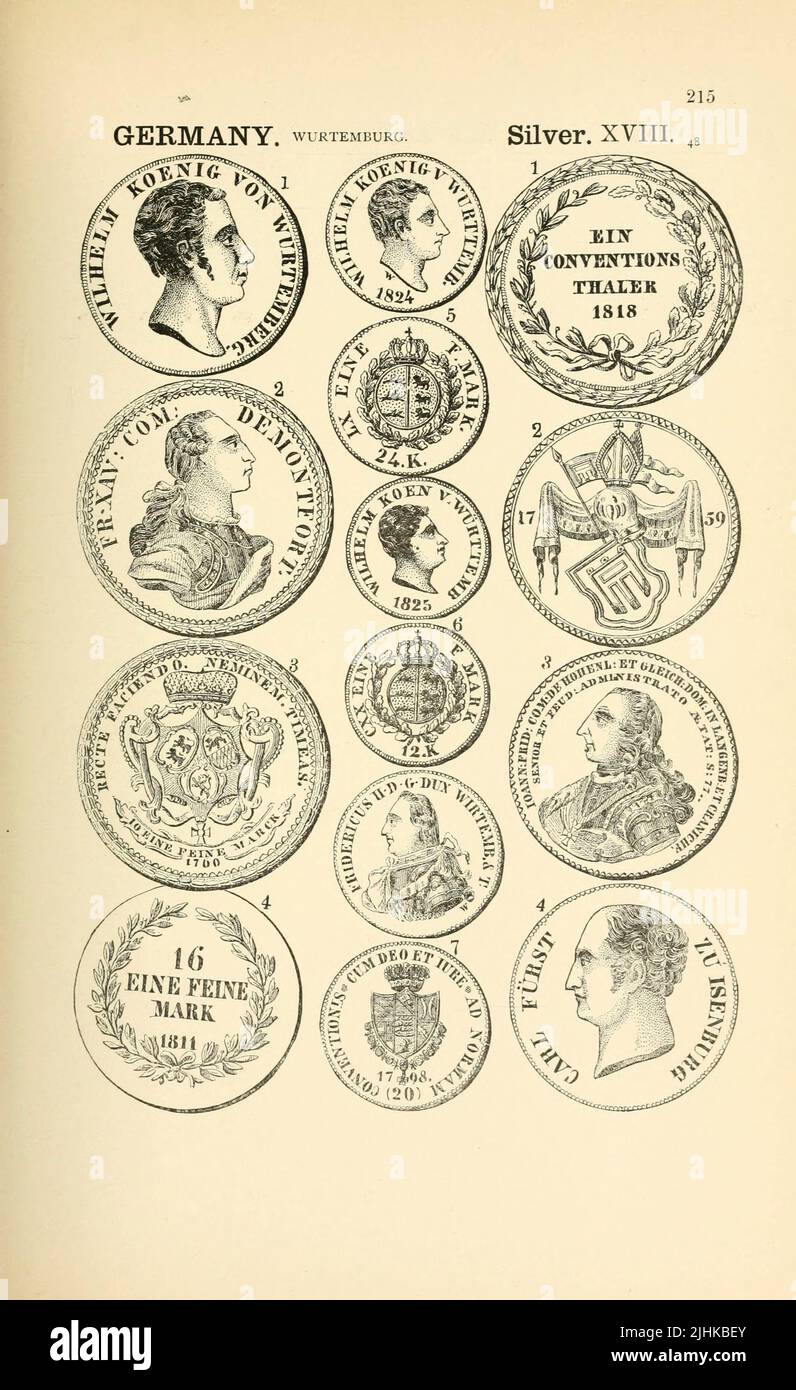 Coins and Medals of Germany from the book Illustrated encyclopaedia of ...
