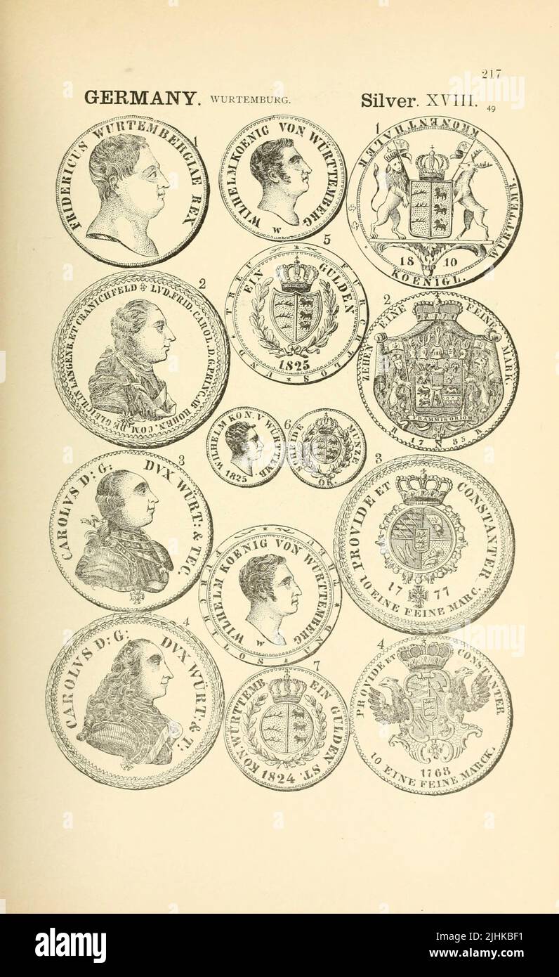 Coins and Medals of Germany from the book Illustrated encyclopaedia of ...